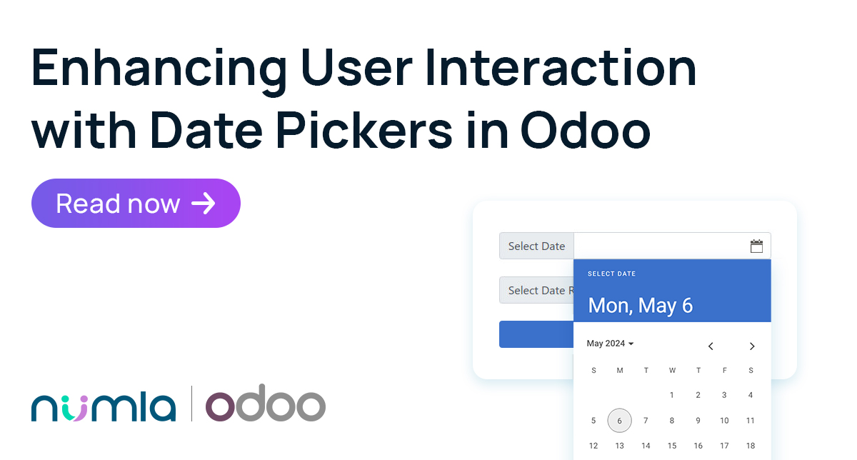 Enhancing User Interaction With Date Pickers In Odoo Numla